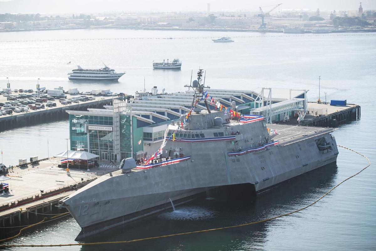 U.S. Navy commissions the USS Omaha in San Diego