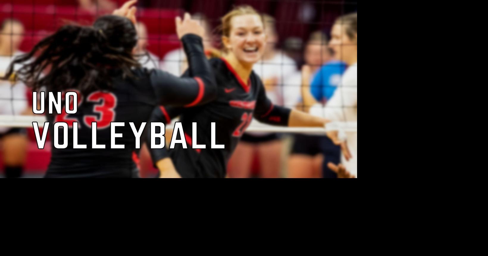 UNO volleyball outlasts Denver in five sets