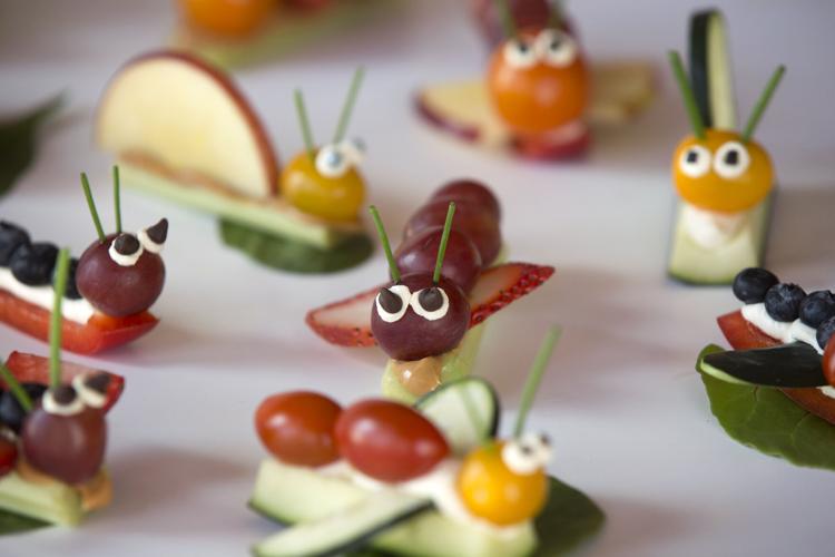 Fruit and veggie 'bug' snacks a fun treat for all ages