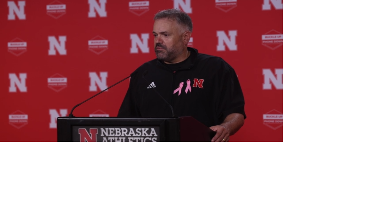 Matt Rhule's press conference after Nebraska vs. Rutgers