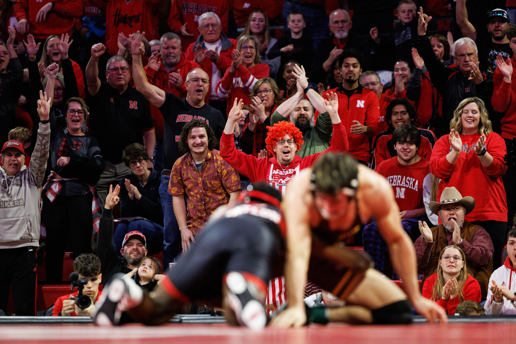 No. 7 Nebraska wrestling cruises to win over Michigan State