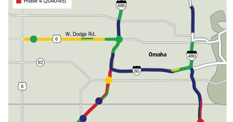 Key changes planned for freeways in the Omaha area