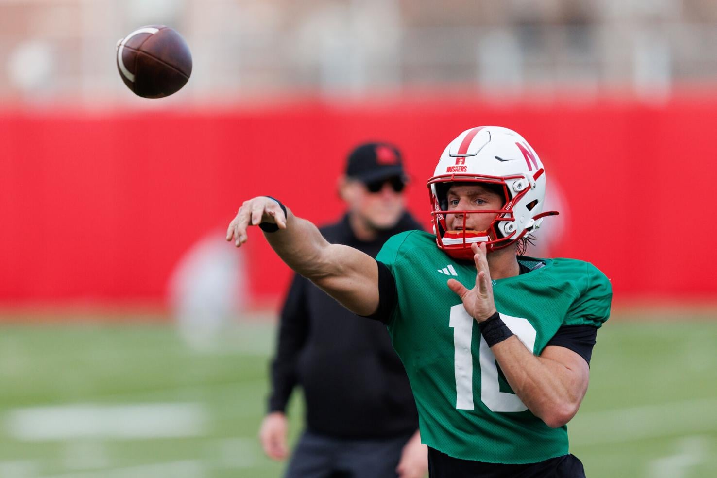 Sights and sounds from Nebraska football's practice, March 10