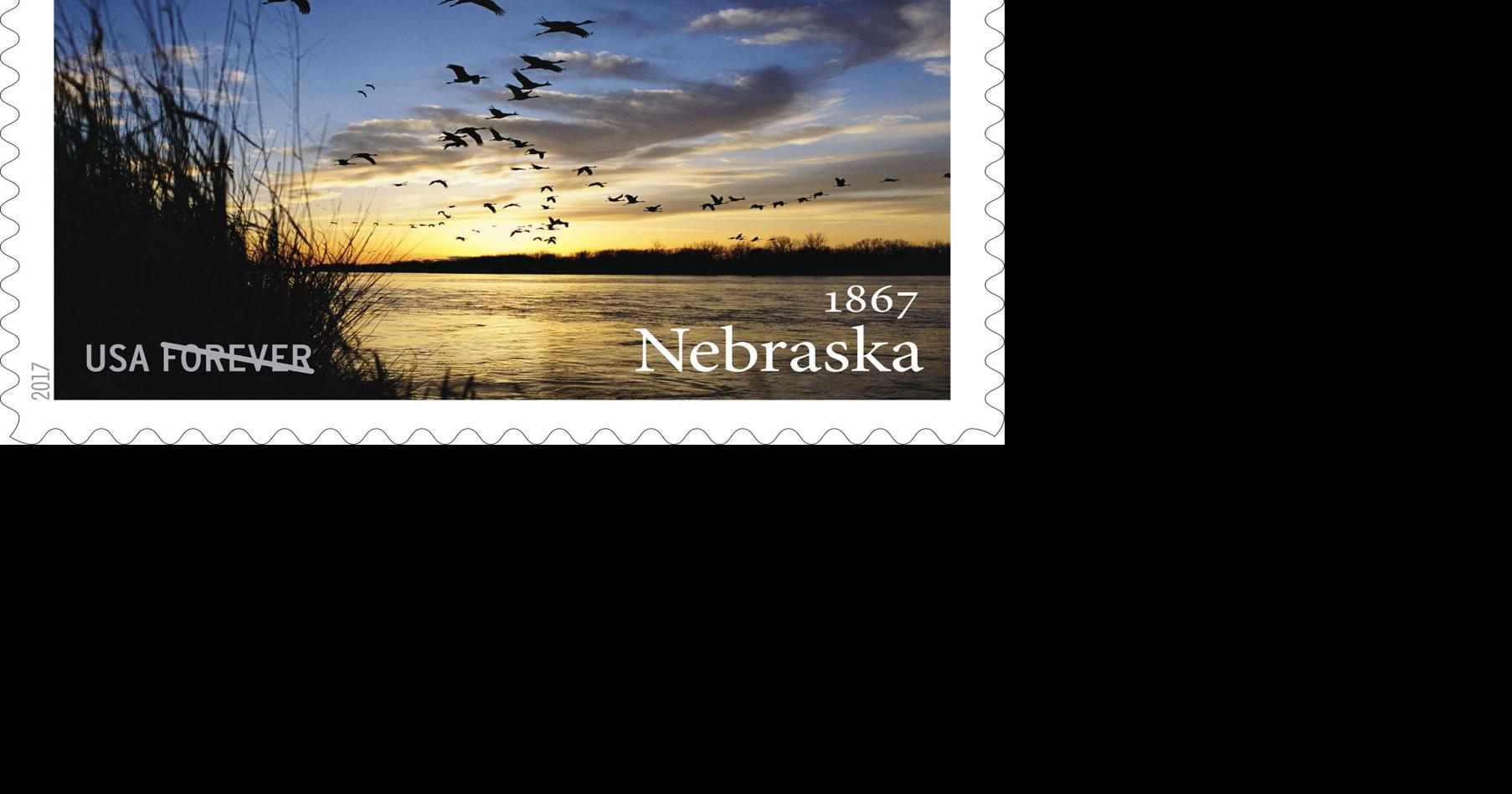 Postal Service introduces Nebraska statehood 'forever' stamp