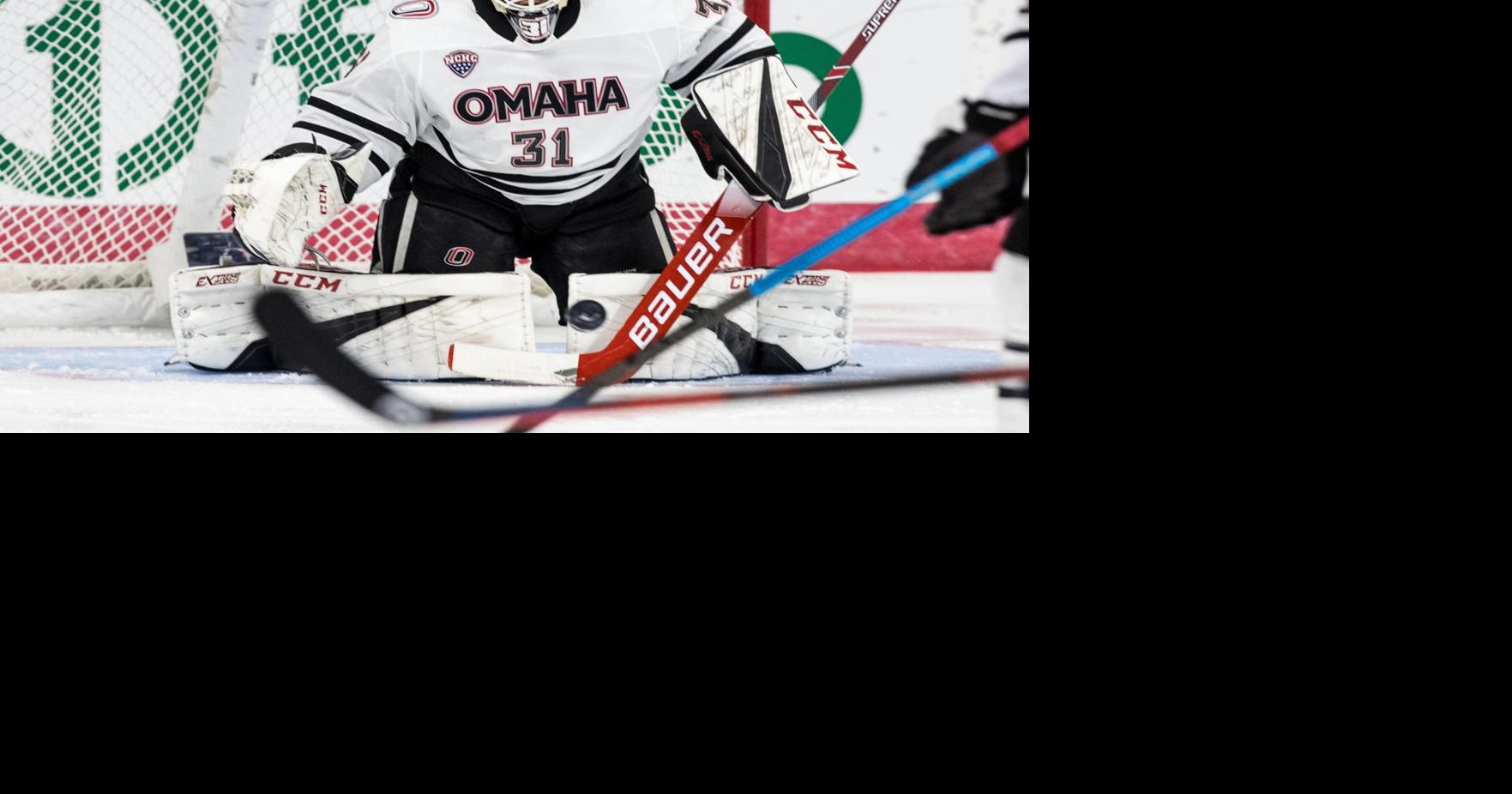 UNO goalie Isaiah Saville earns NCHC rookie of the week honors for ...