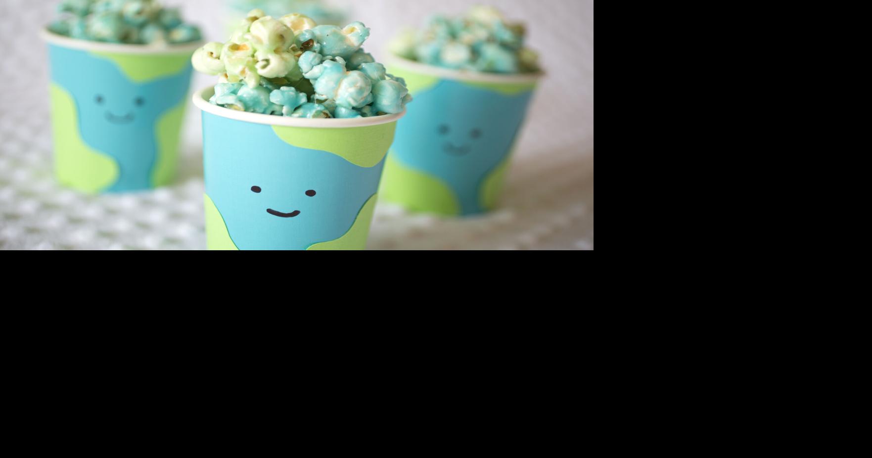 Celebrate our planet with these delicious Earth Day popcorn treats
