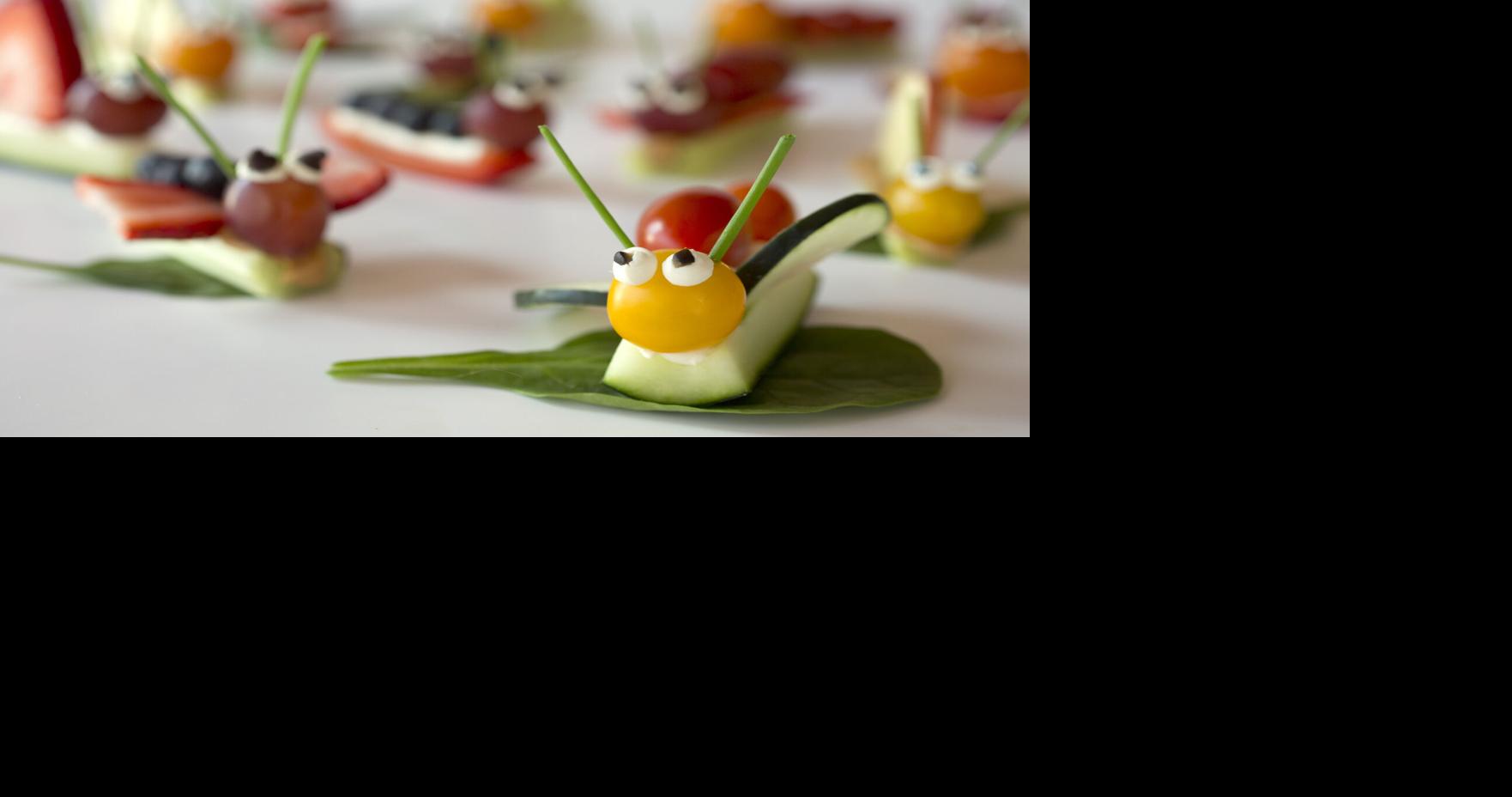 Fruit and veggie 'bug' snacks a fun treat for all ages