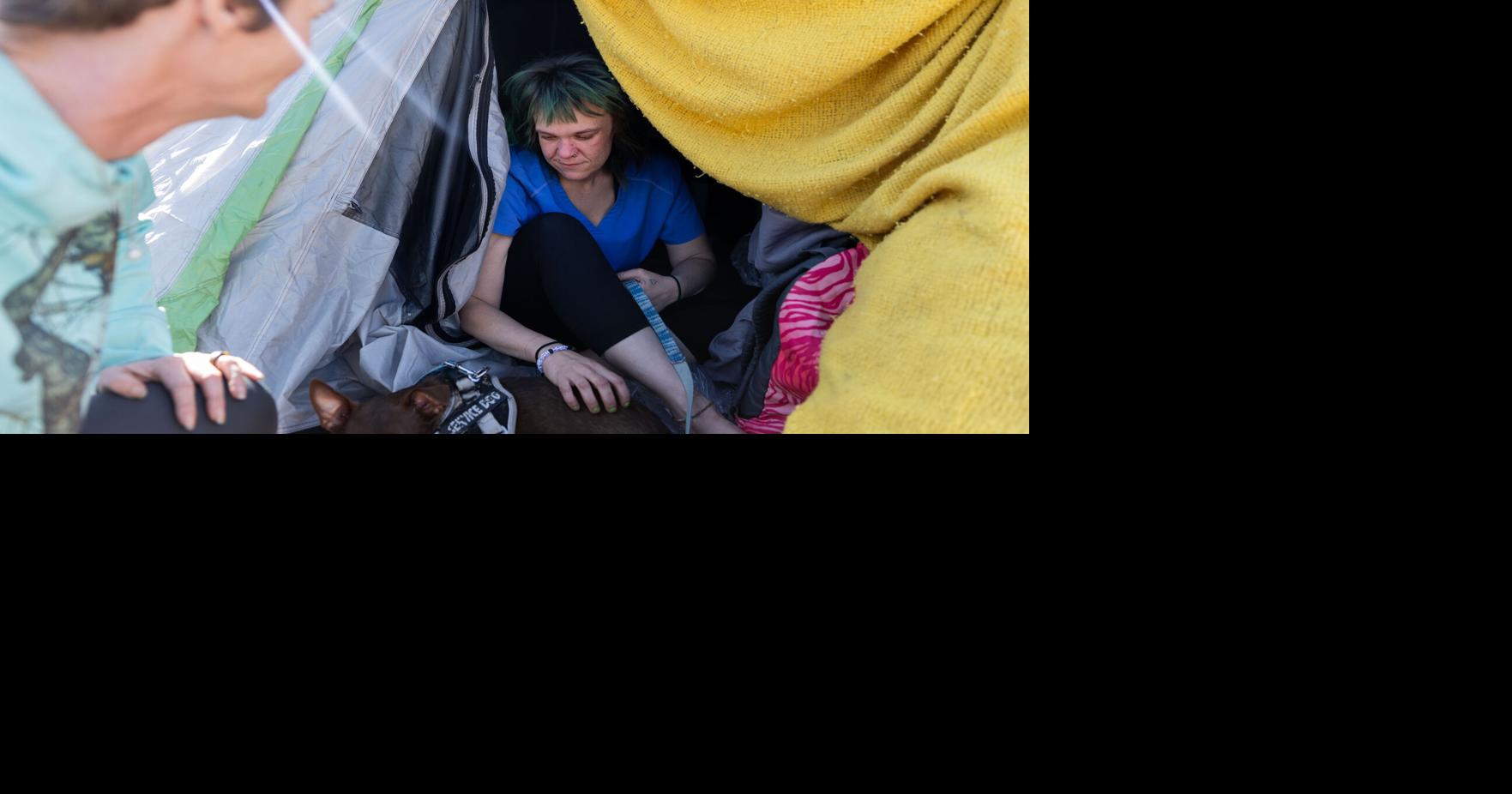 Photos: Tent camp in downtown Omaha draws attention to homelessness issue