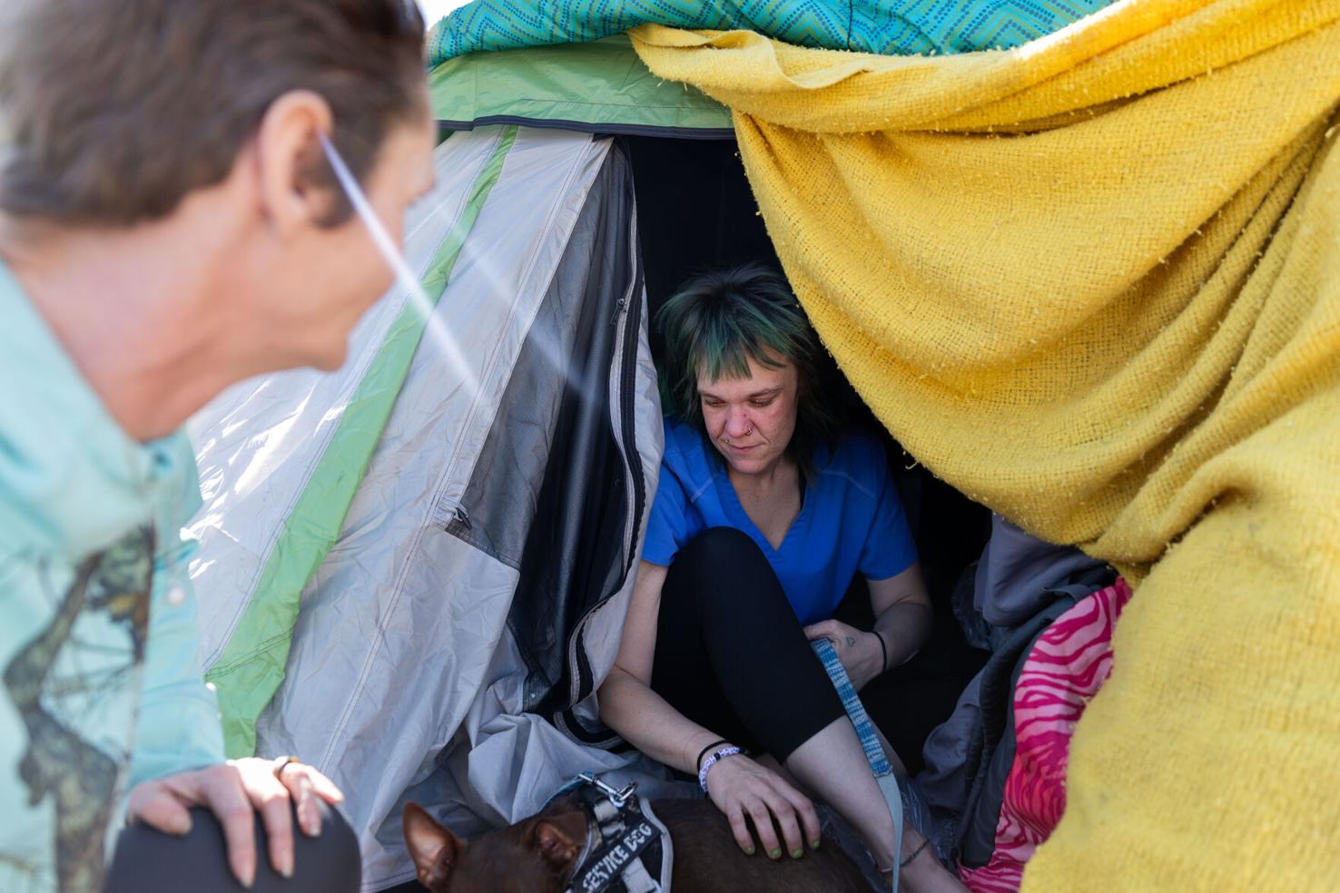 Photos: Tent camp in downtown Omaha draws attention to homelessness issue
