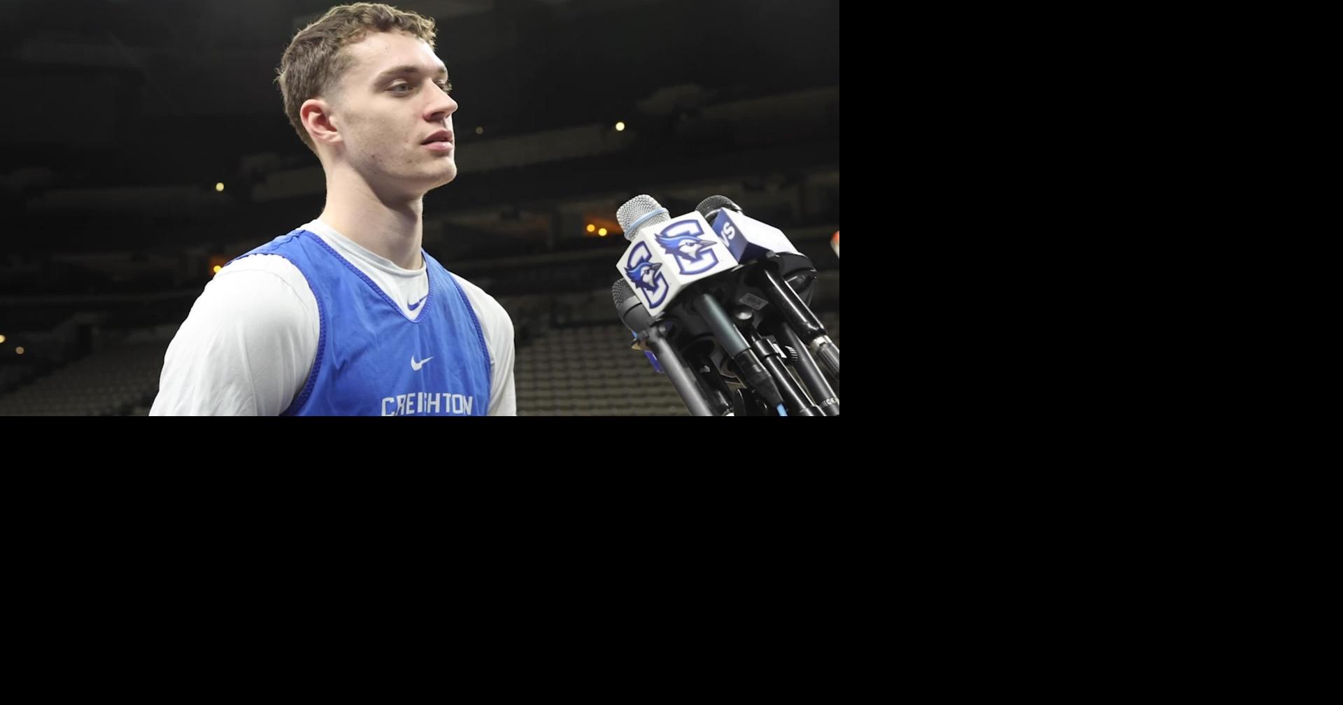 Creighton's Ryan Kalkbrenner full press conference from Feb. 27, 2024