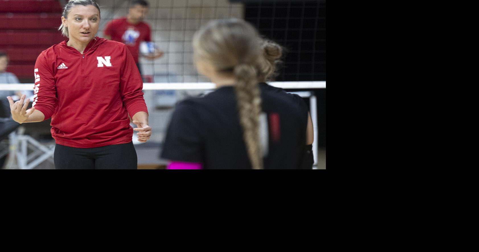 Jordan Larson easing into role as Nebraska assistant