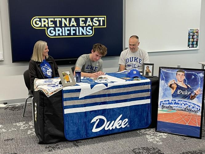 Gretna East's Lofquest finds 'perfect combination' at Duke