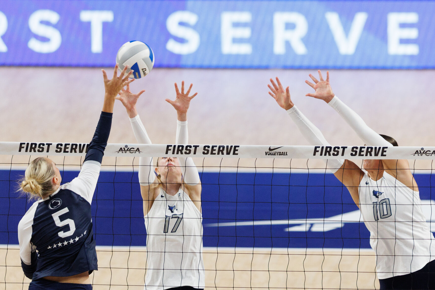 No. 12 Creighton volleyball opens season with loss to No. 2 Penn State