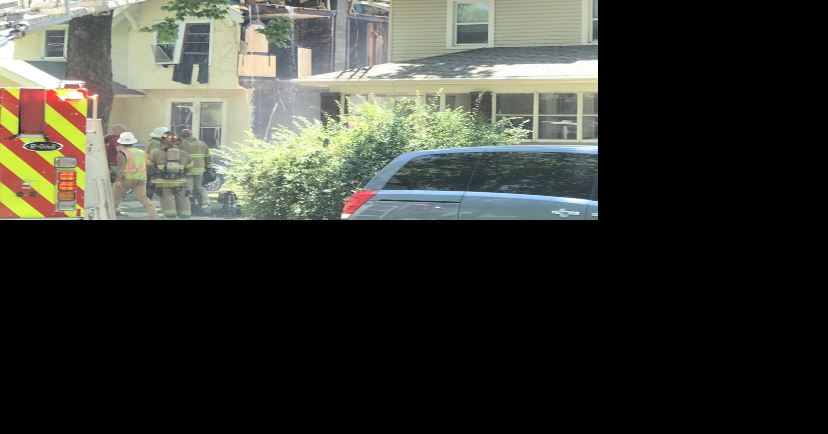 Neighbors rescue two people after explosion blows out wall of house in ...