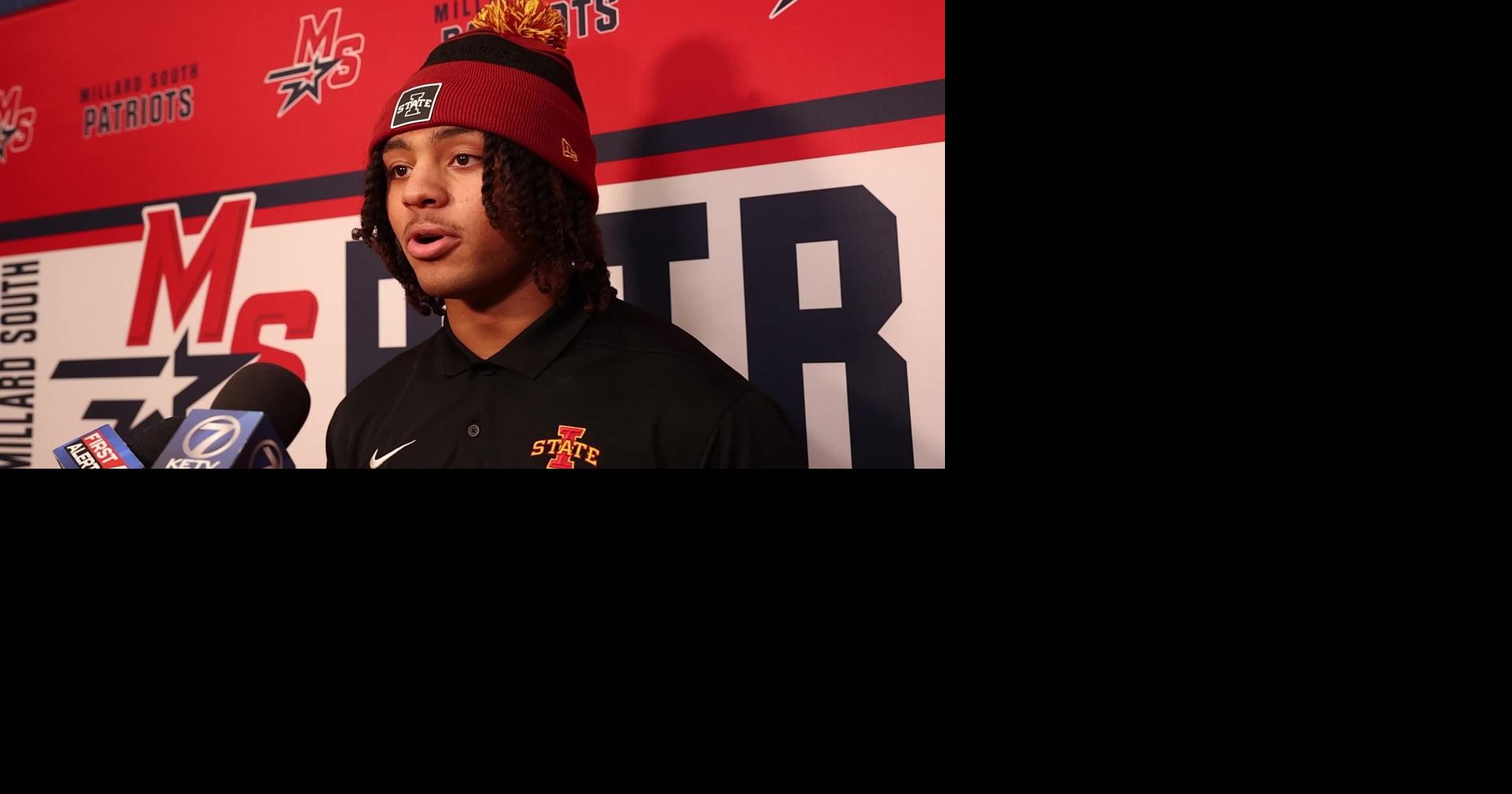 Millard South's Amarion Jackson signs to play football at Iowa State