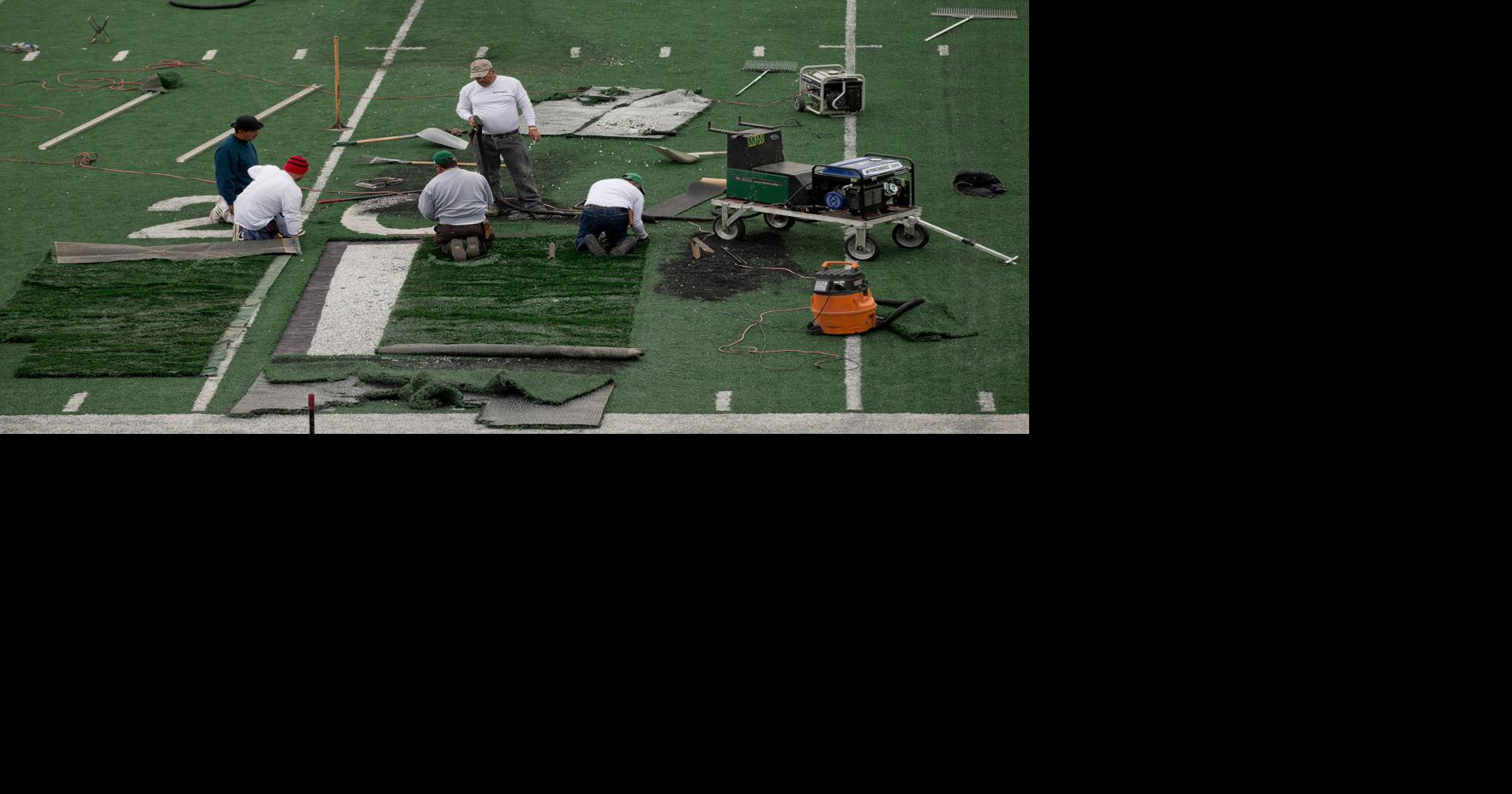 South High's football field nearly patched up after teen driver ...