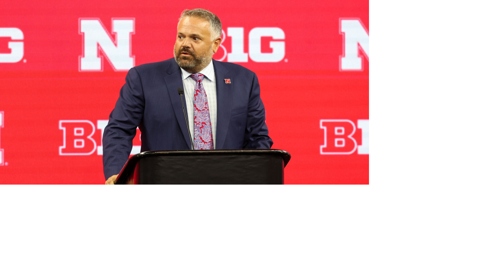 Nebraska coach Matt Rhule's press conference, July 27