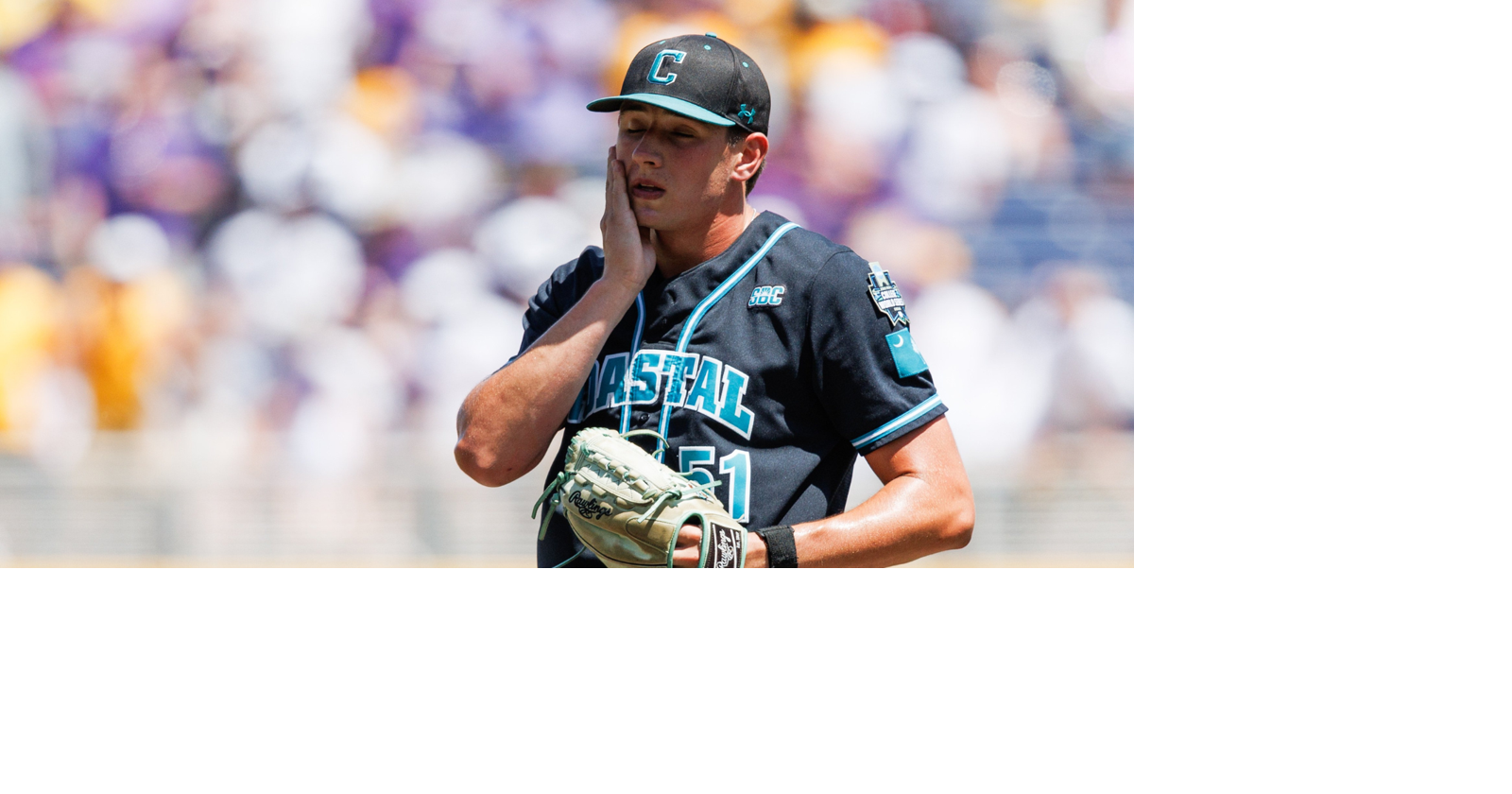 CWS notes: Coastal Carolina pitcher Jacob Morrison takes his first loss ...