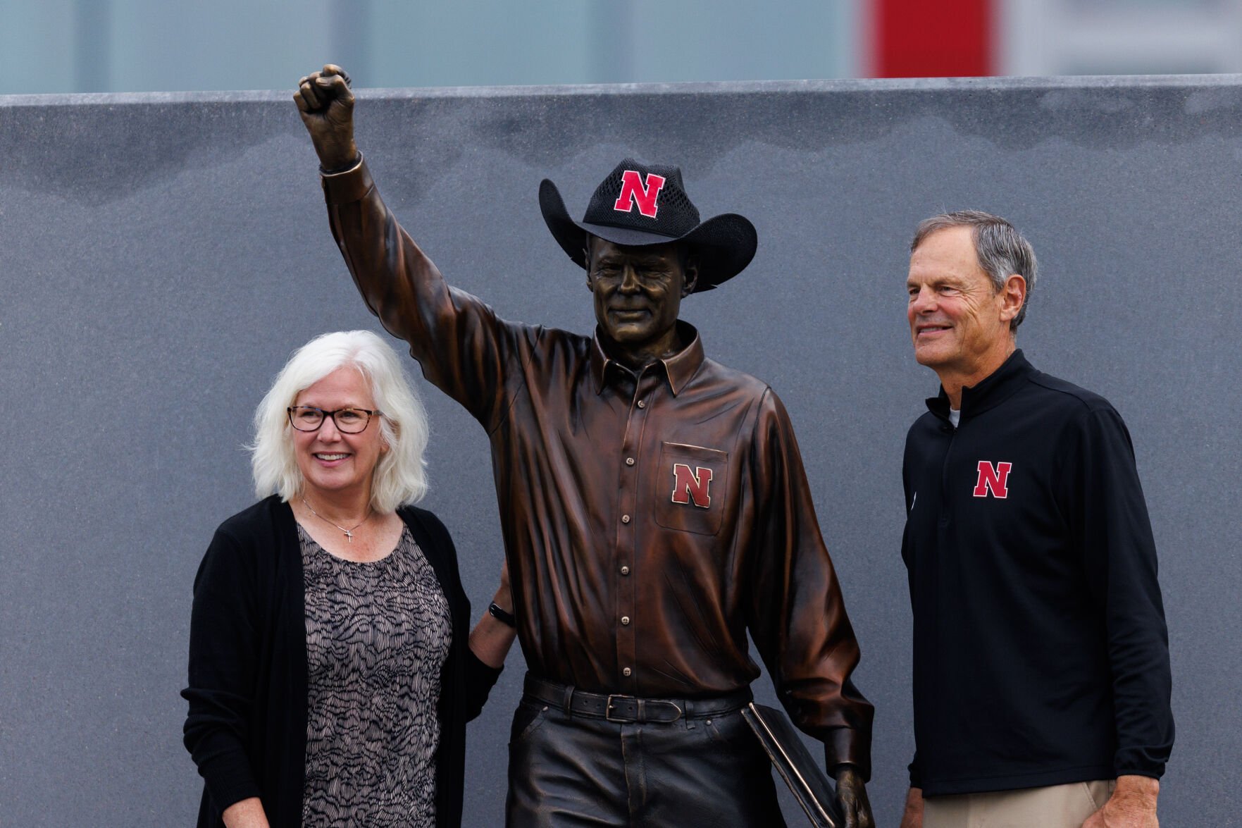 Nebraska honors John Cook with statue at Devaney Center