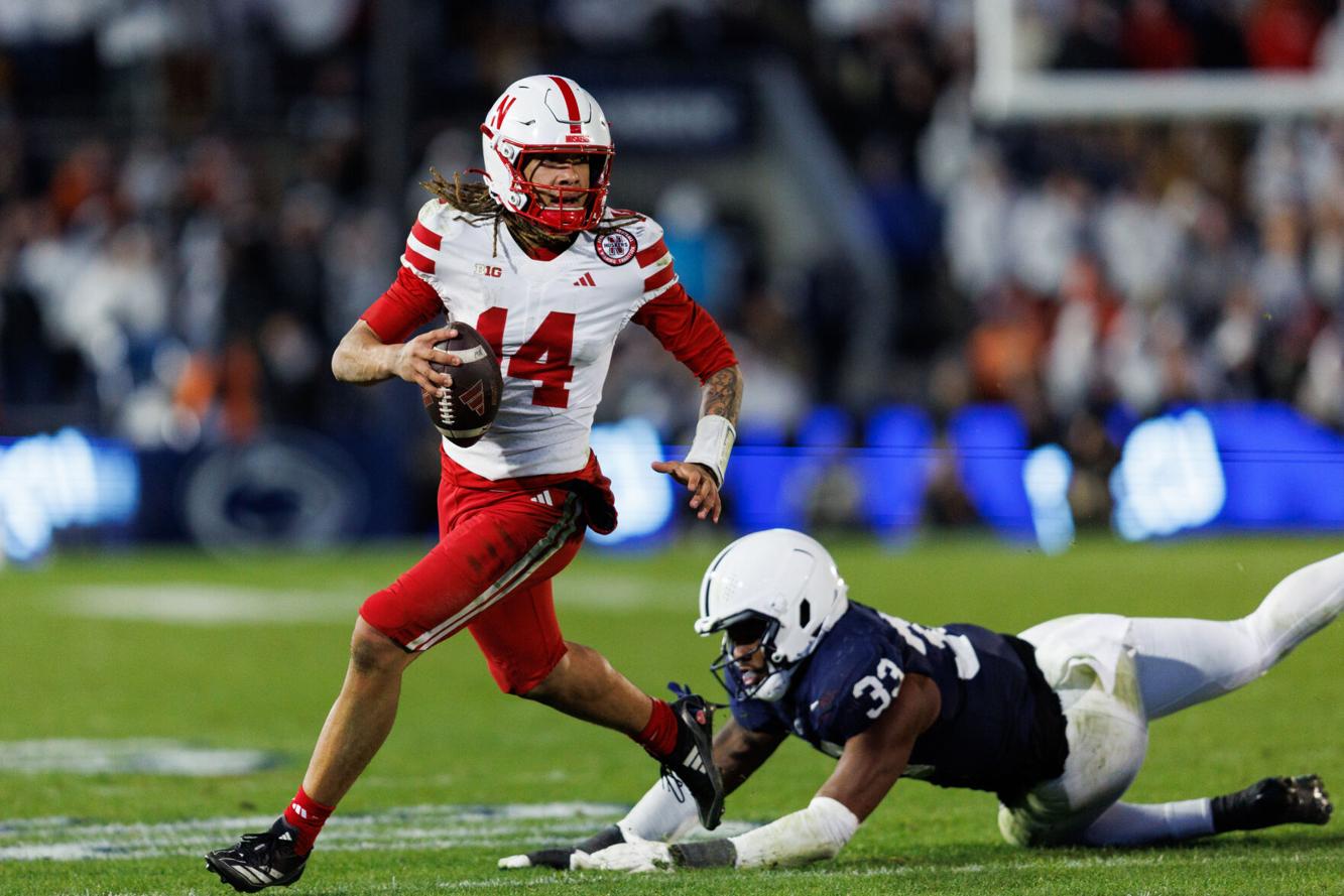 Nebraska's Jacory Barney's return game one of few sparks against Penn State