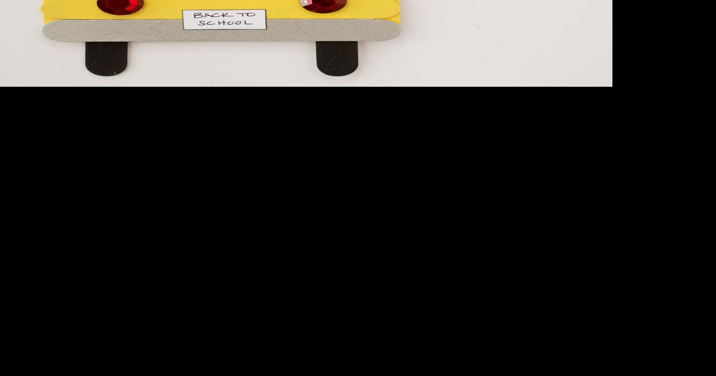 Picture perfect: Bus-themed photo frame easy for kids to make