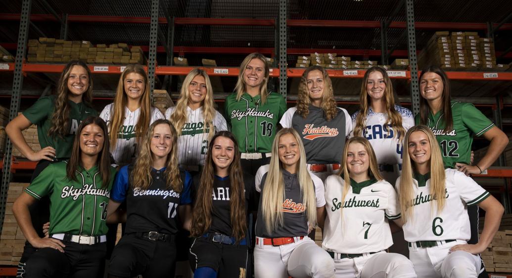 Former Nebraska high school softball stars Jordy Bahl and Ruby Meylan ...