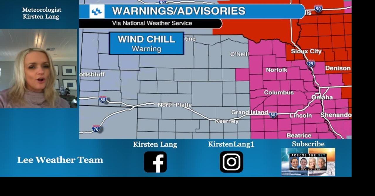 Extreme cold continues for weekend in Nebraska, Meteorologist Kirsten ...