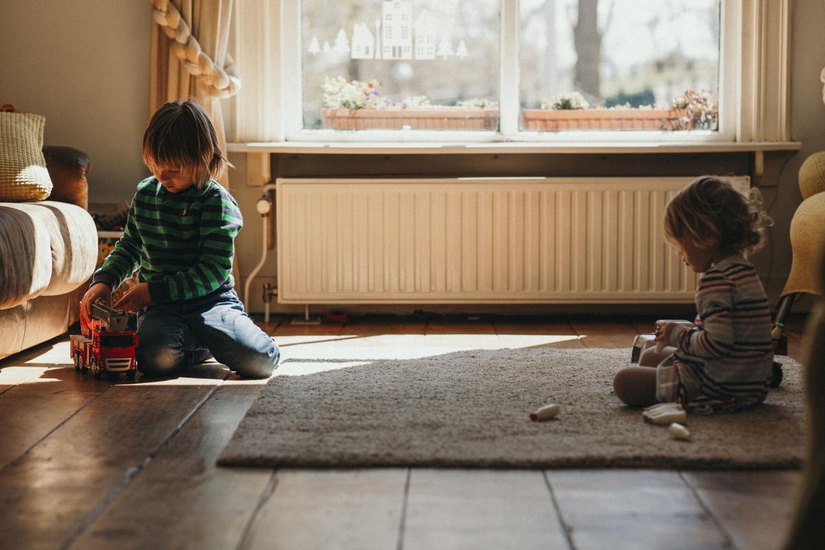 Parallel play is an important life skill for kids