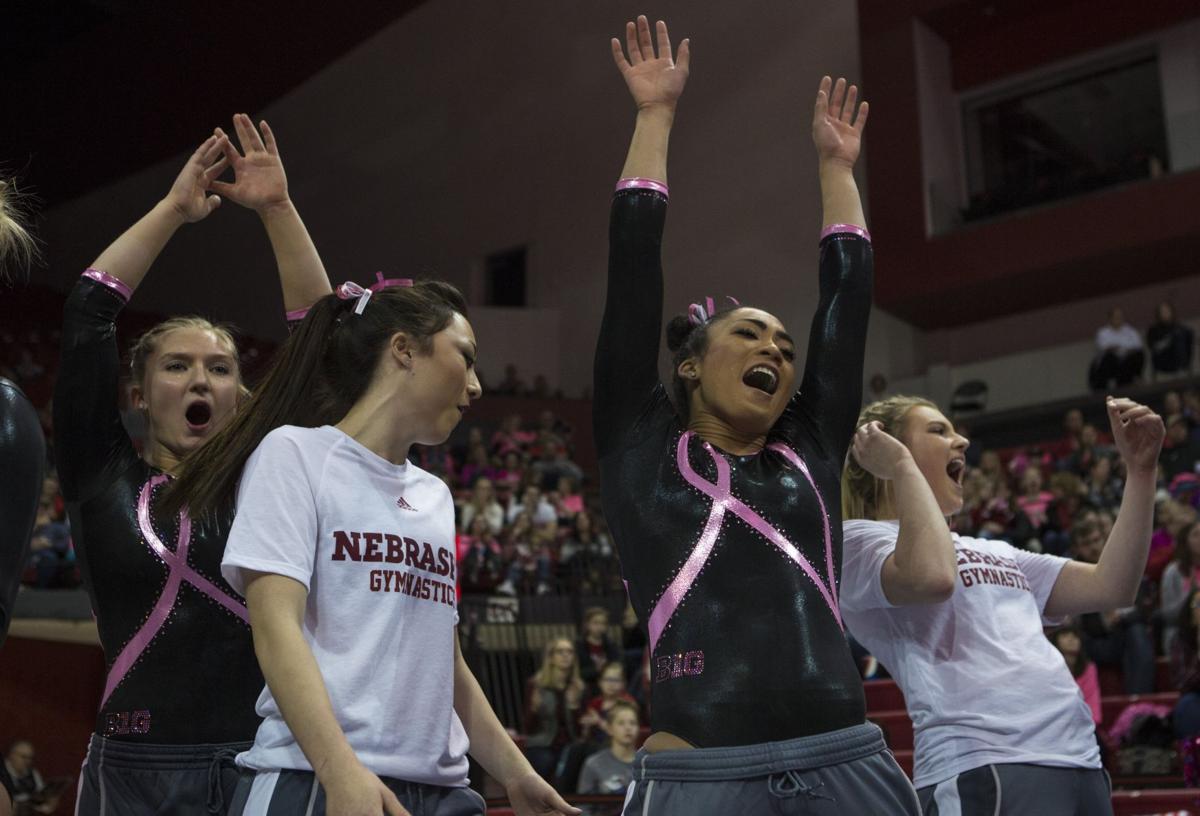 Gymnastics: Nebraska women sweep event titles to top Hawkeyes