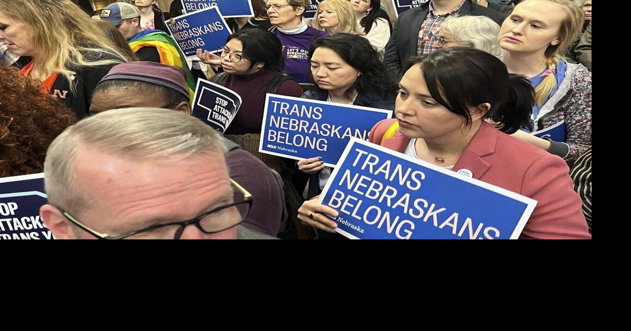 Hundreds fill the Nebraska Capitol to testify on trans health care bill