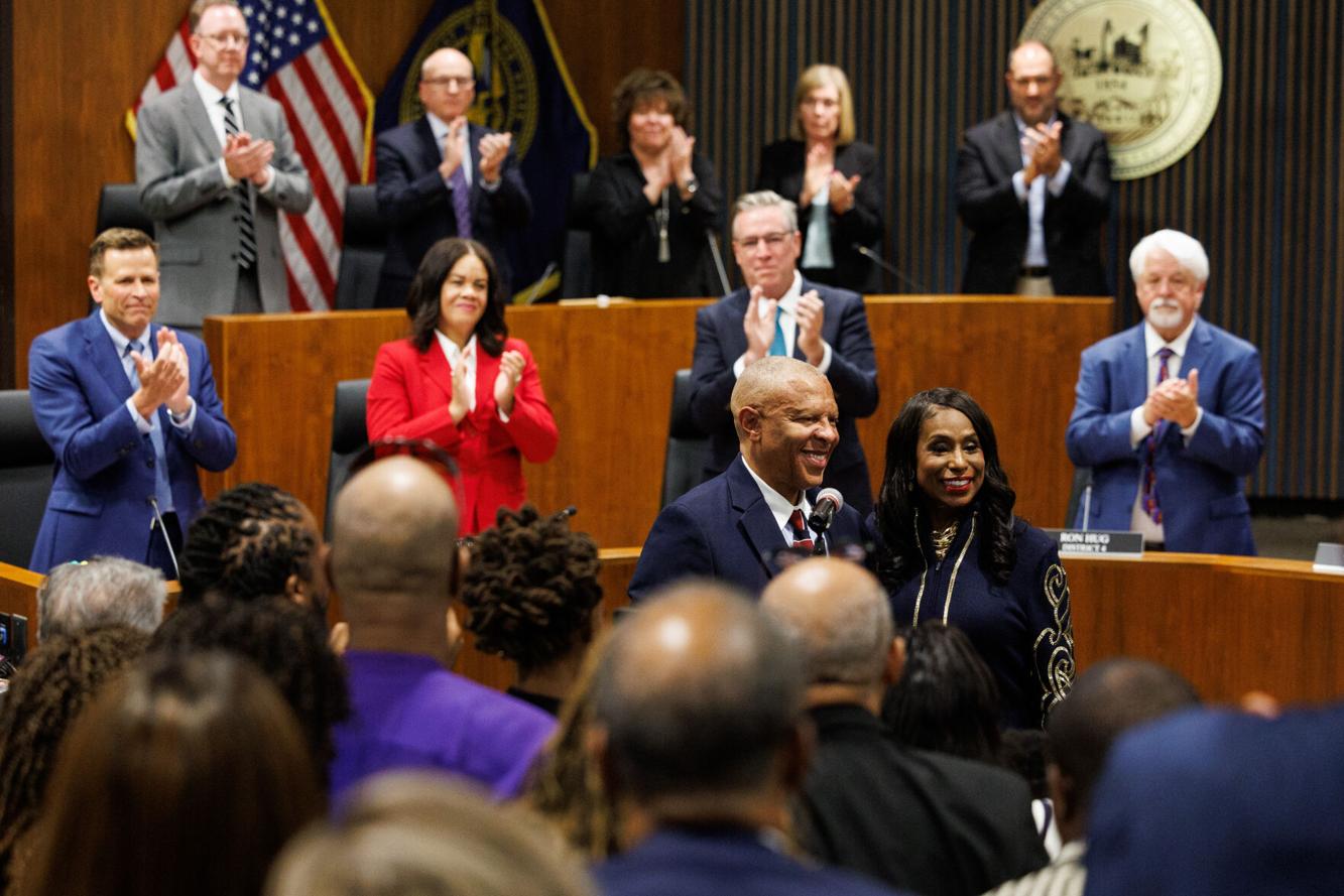 John Ewing is sworn in as Omaha's 52nd mayor