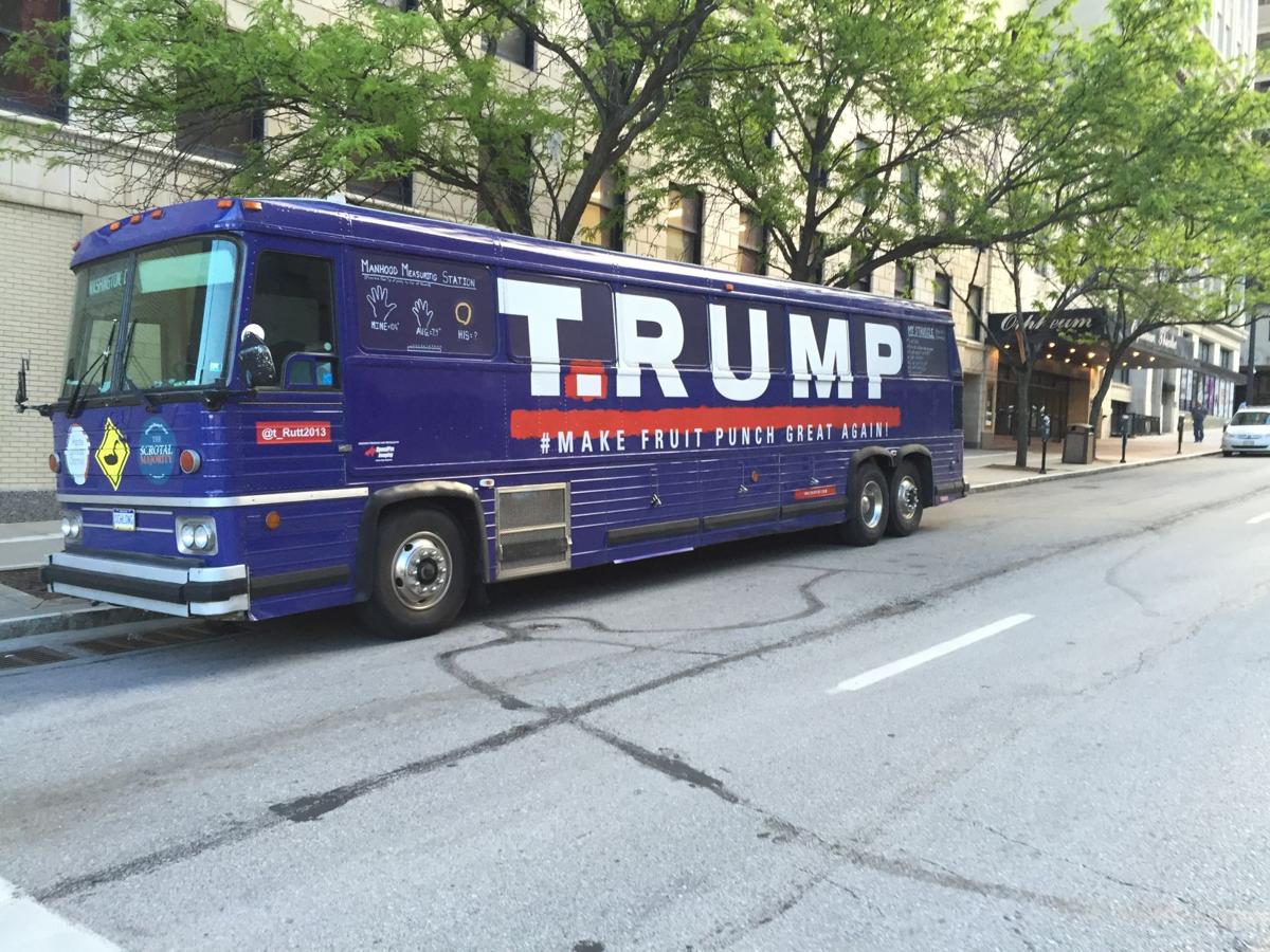 Bus protesting Donald Trump campaign aims to 'Make Fruit Punch Great ...