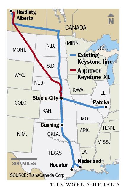 Controversial Keystone XL pipeline route across Nebraska is approved ...
