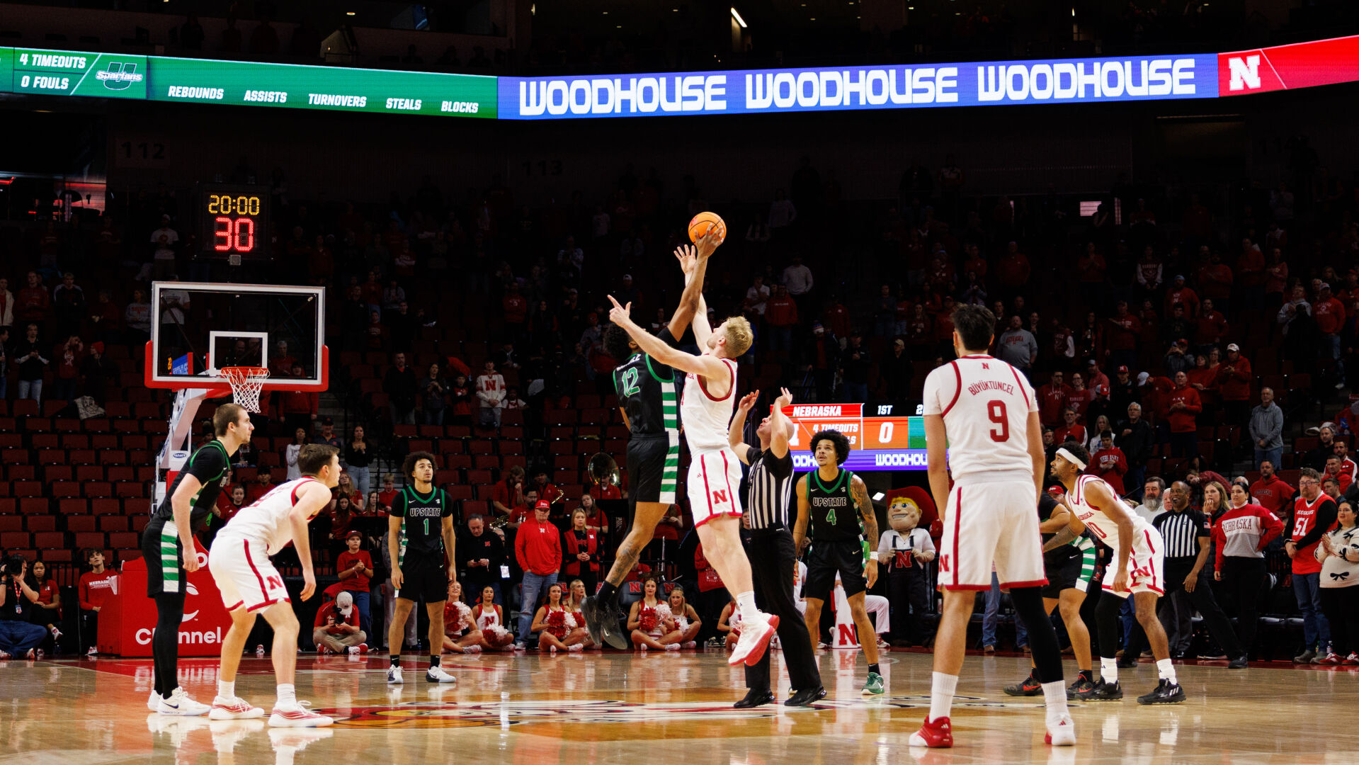 Nebraska basketball slogs through win over USC Upstate