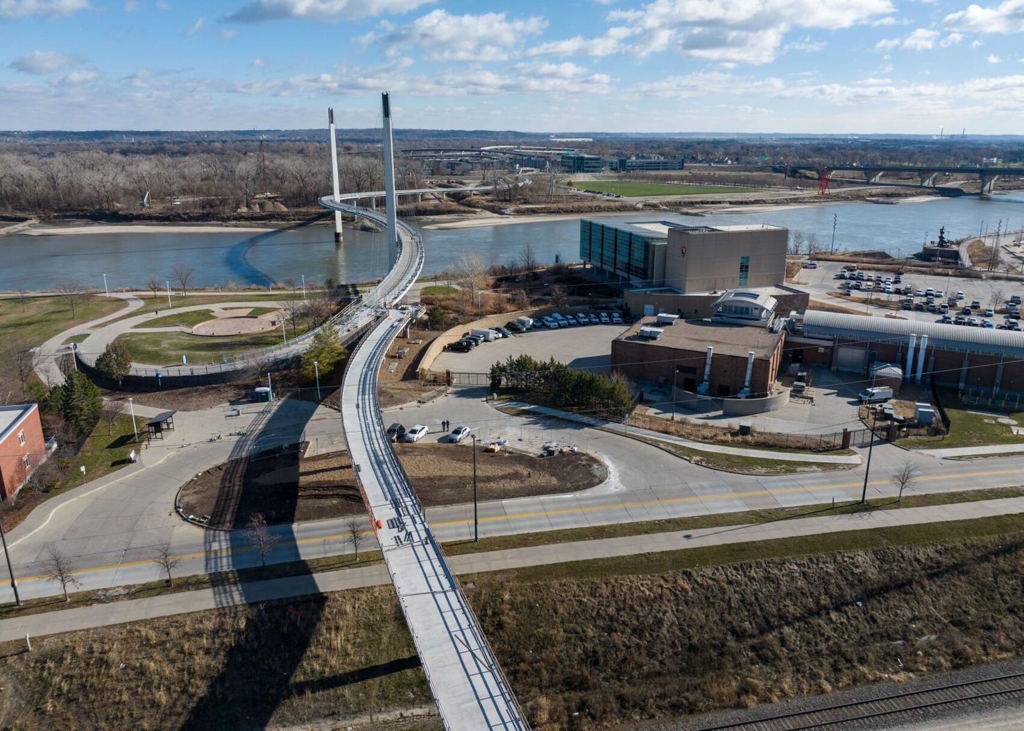 Photos: Construction on downtown Omaha's new Baby Bob bridge continues