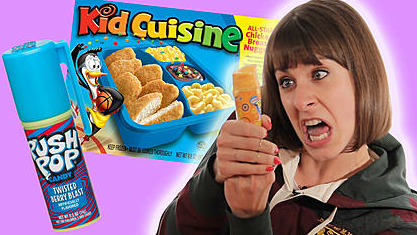 Hilarious! Adults taste test childhood snacks of the '90s