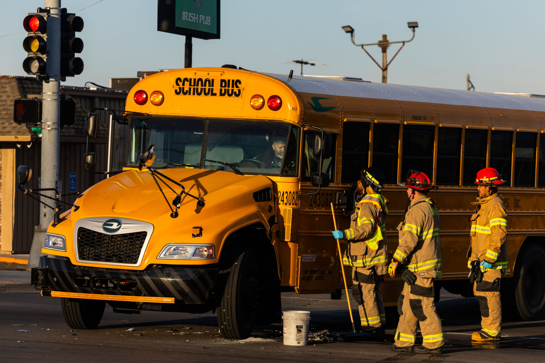 Omaha school bus crash did not involve students