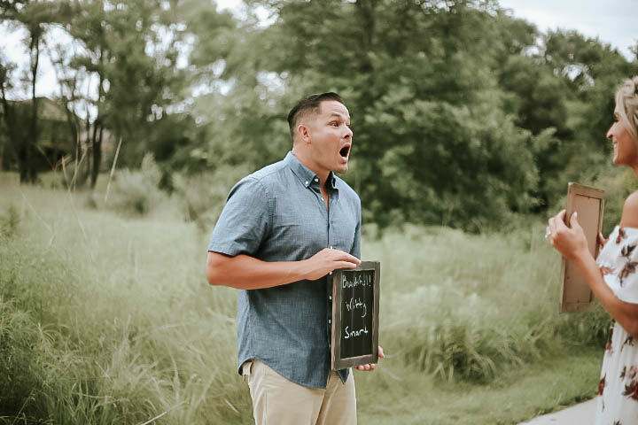 Elkhorn couple's pregnancy reveal goes viral