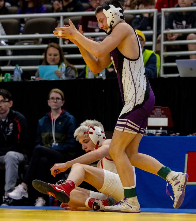 Undefeated wrestlers, former champs at state girls wrestling