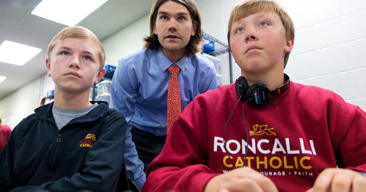 Roncalli students are 'beating down the door' to get into new tech, science lab