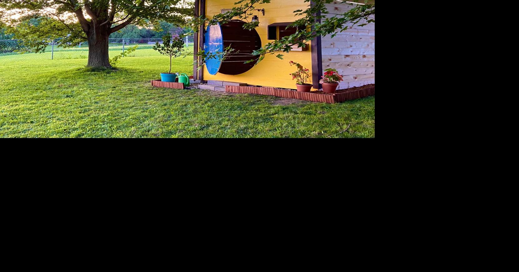How this dad built a Hobbit-inspired playhouse for his kids