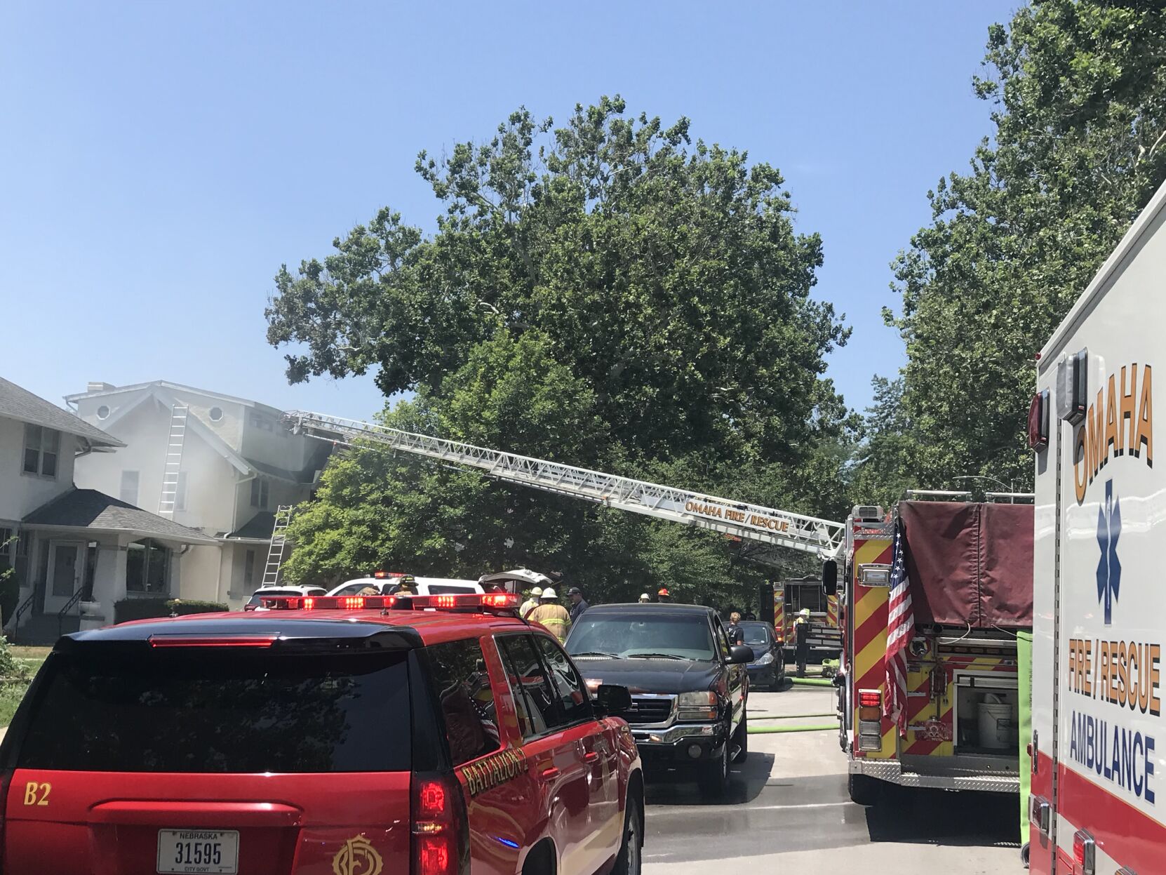 Neighbors rescue two people after explosion blows out wall of house in ...