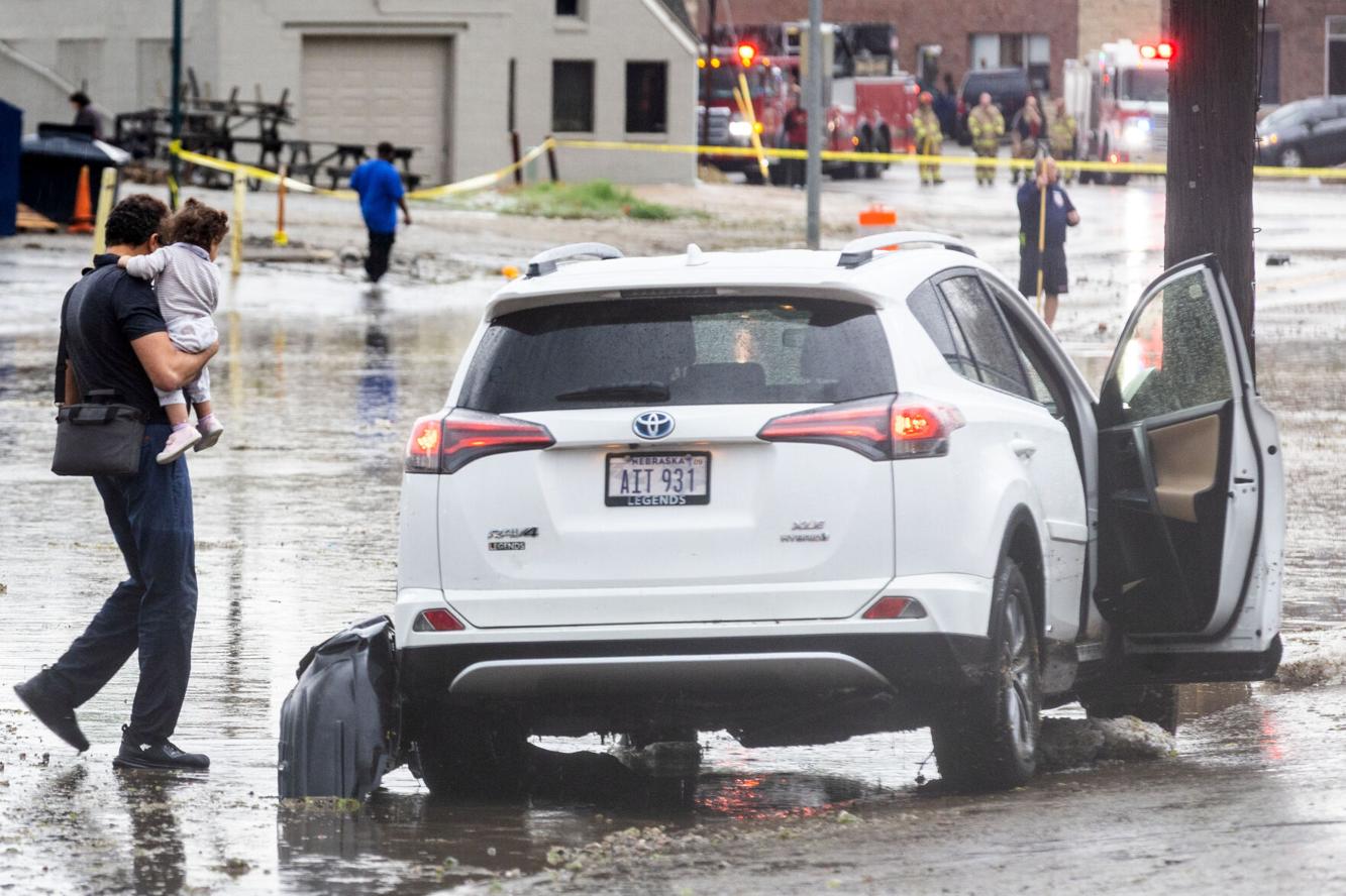 Severe weather brings hail, flooding to Omaha metro on April 24, 2025
