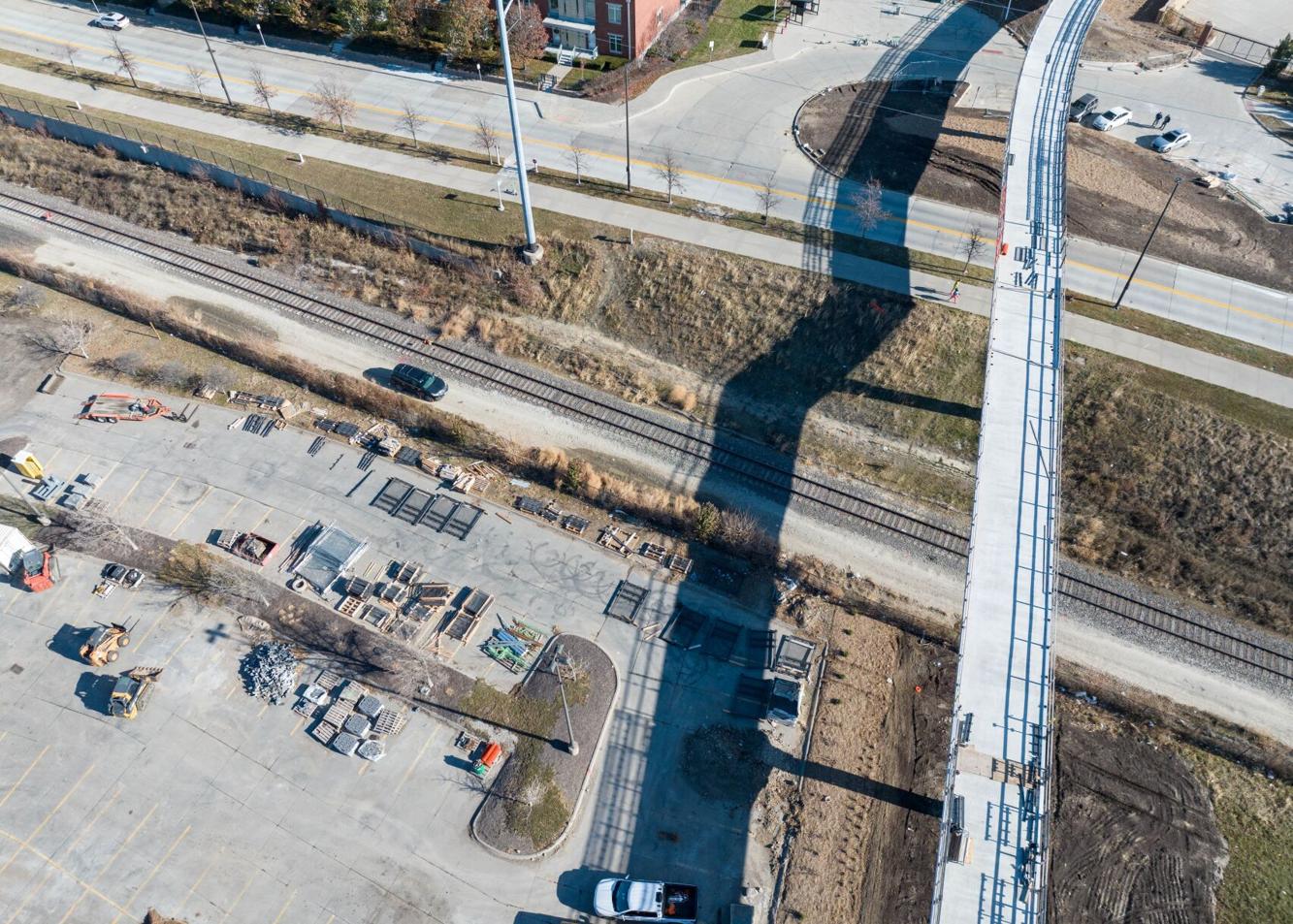 Photos: Construction on downtown Omaha's new Baby Bob bridge continues