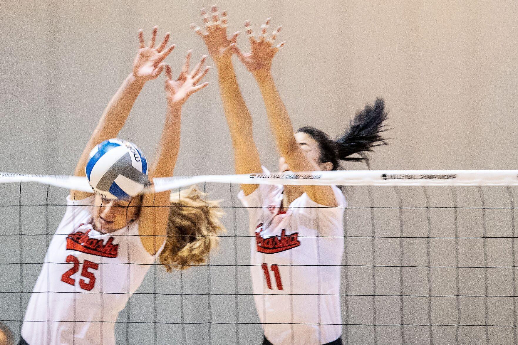Huskers roll into NCAA regional finals with a sweep of Baylor ...