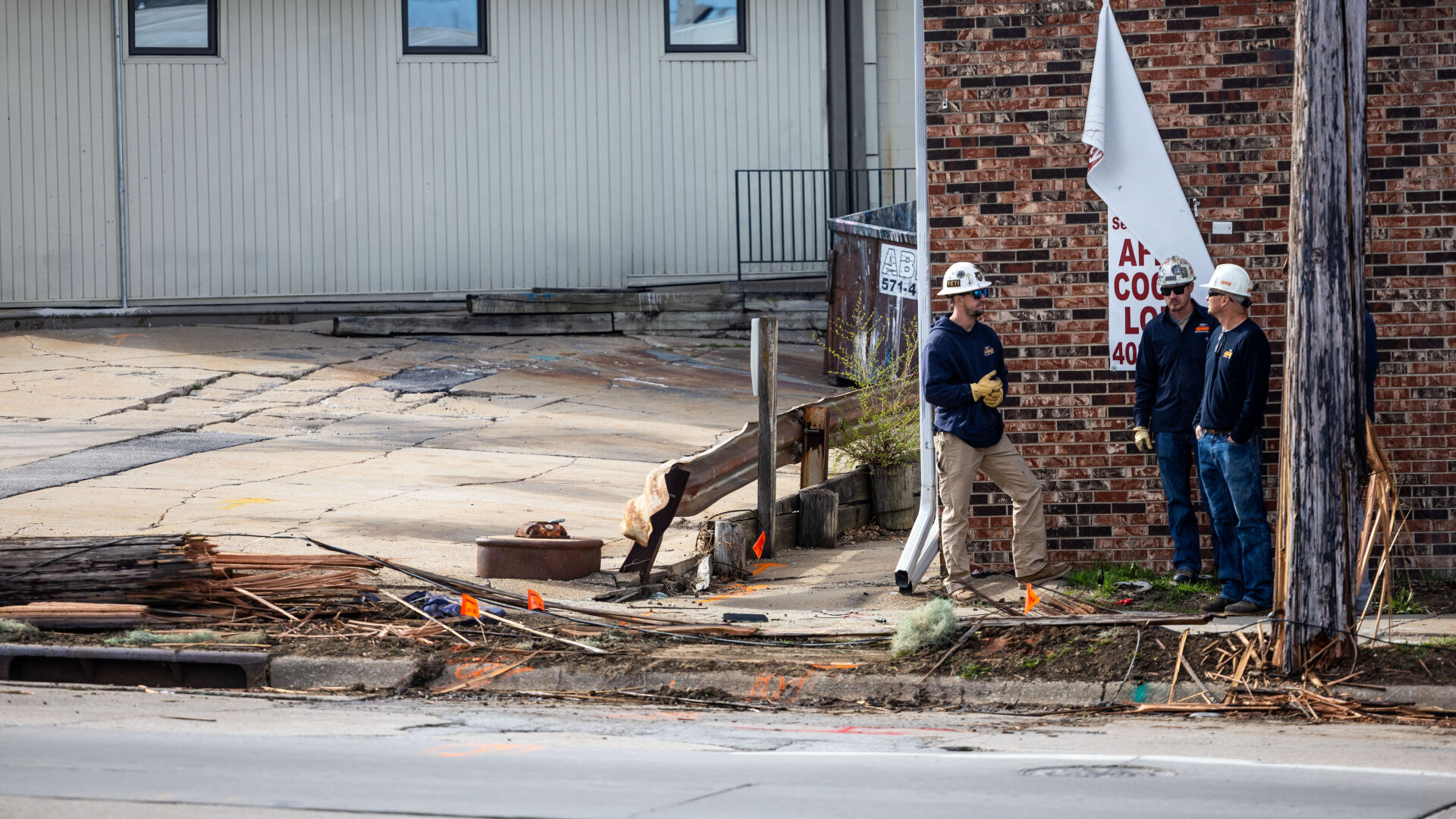 Photos: Car accident knocks out power near 72nd and Blondo
