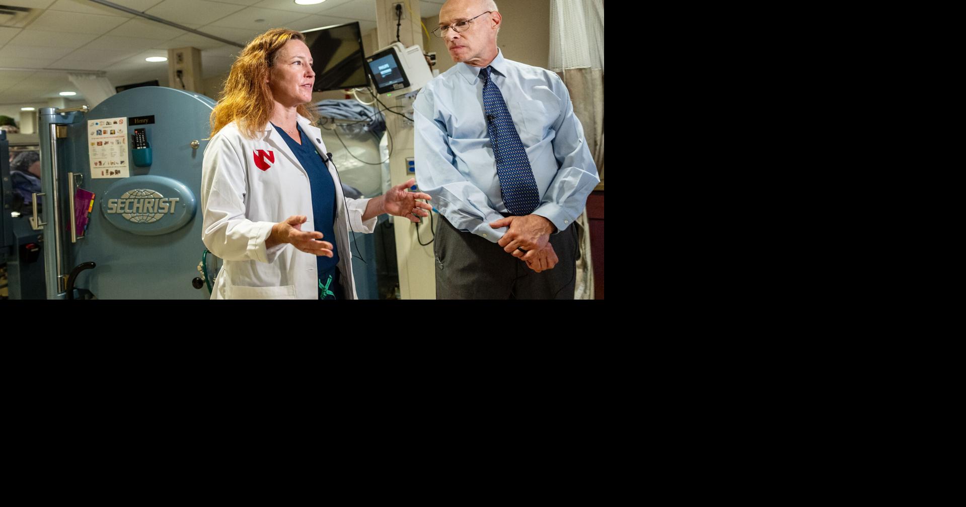Hyperbaric oxygen helped Omaha man regain function