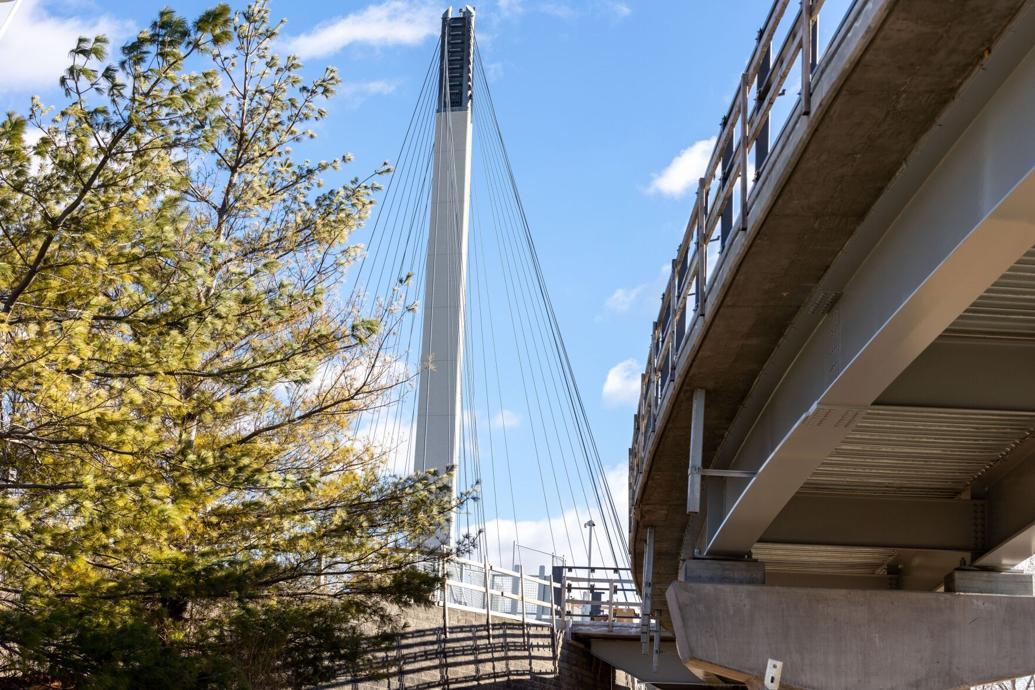 Photos: Construction on downtown Omaha's new Baby Bob bridge continues