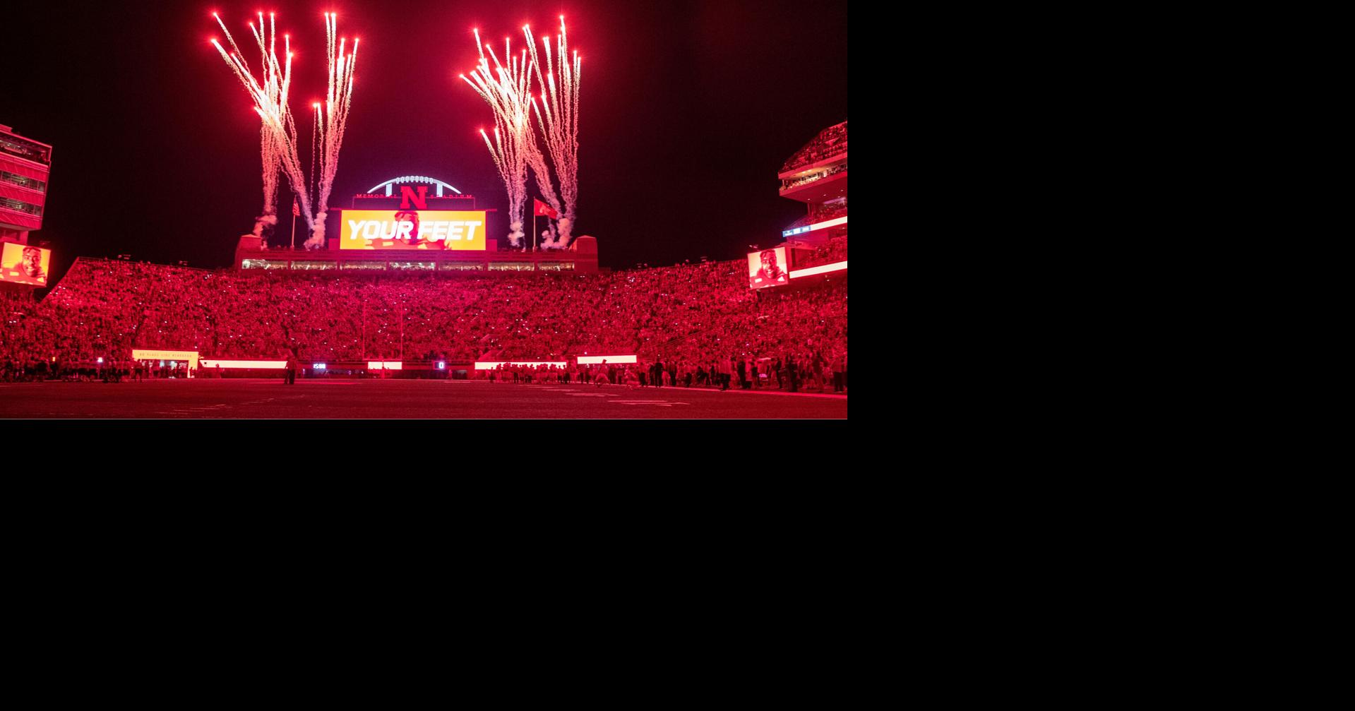 Husker notes: Lights, fire and AC/DC — a new Memorial Stadium tradition ...
