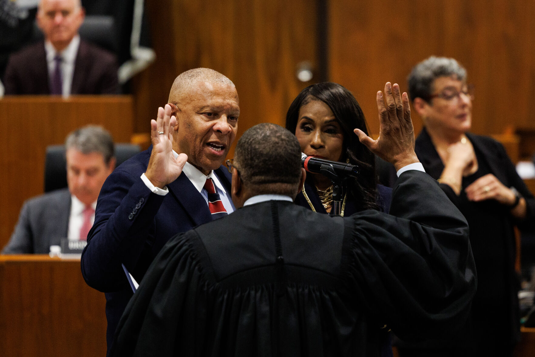 John Ewing is sworn in as Omaha's 52nd mayor